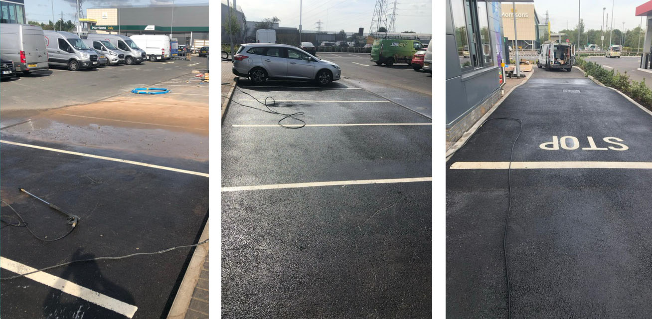 Case Study: Tarmac Cleaning on Newport Road, Cardiff | Cardiff Window ...